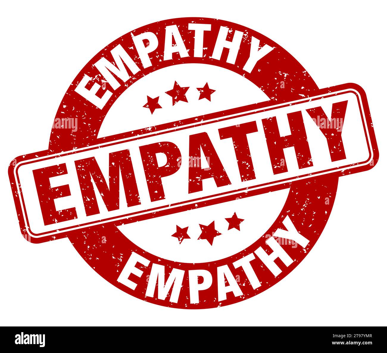 empathy stamp. empathy sign. round grunge label Stock Vector Image ...