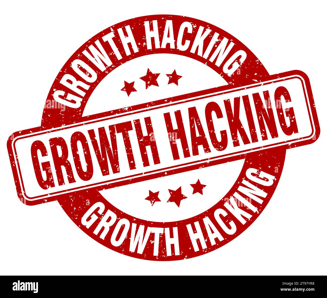 growth hacking stamp. growth hacking sign. round grunge label Stock ...