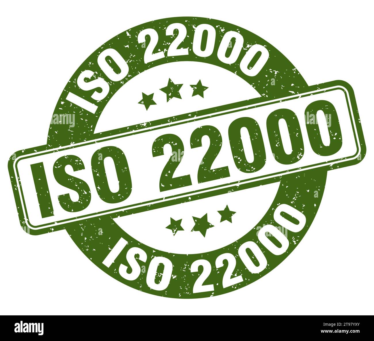 iso 22000 stamp. iso 22000 sign. round grunge label Stock Vector Image & Art - Alamy