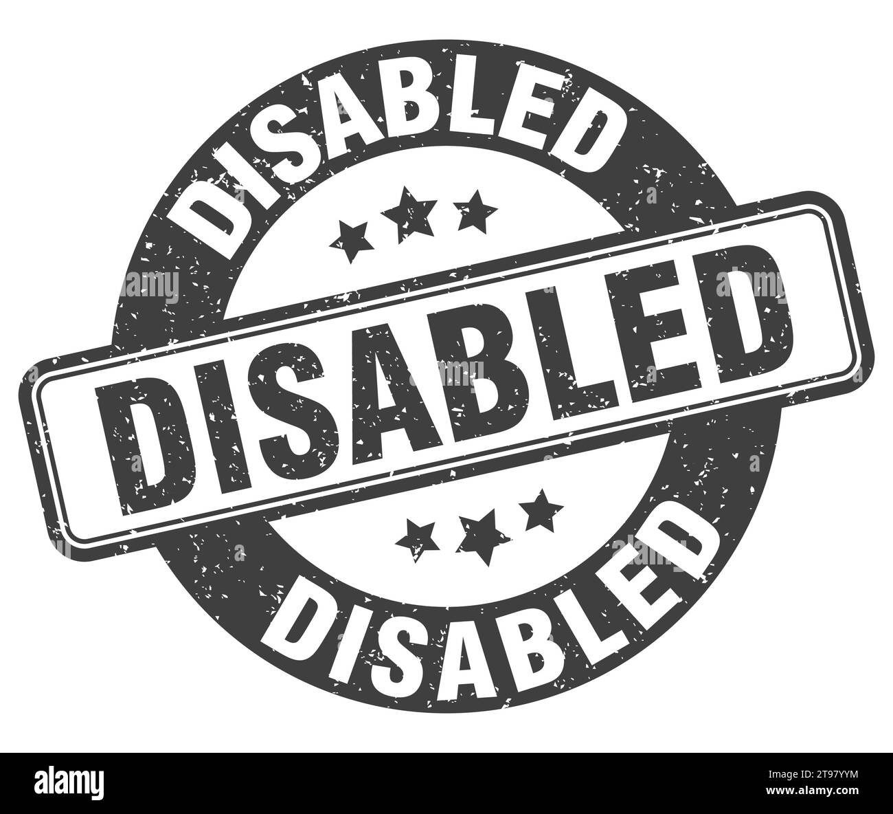 Disabled insignia Black and White Stock Photos & Images - Alamy