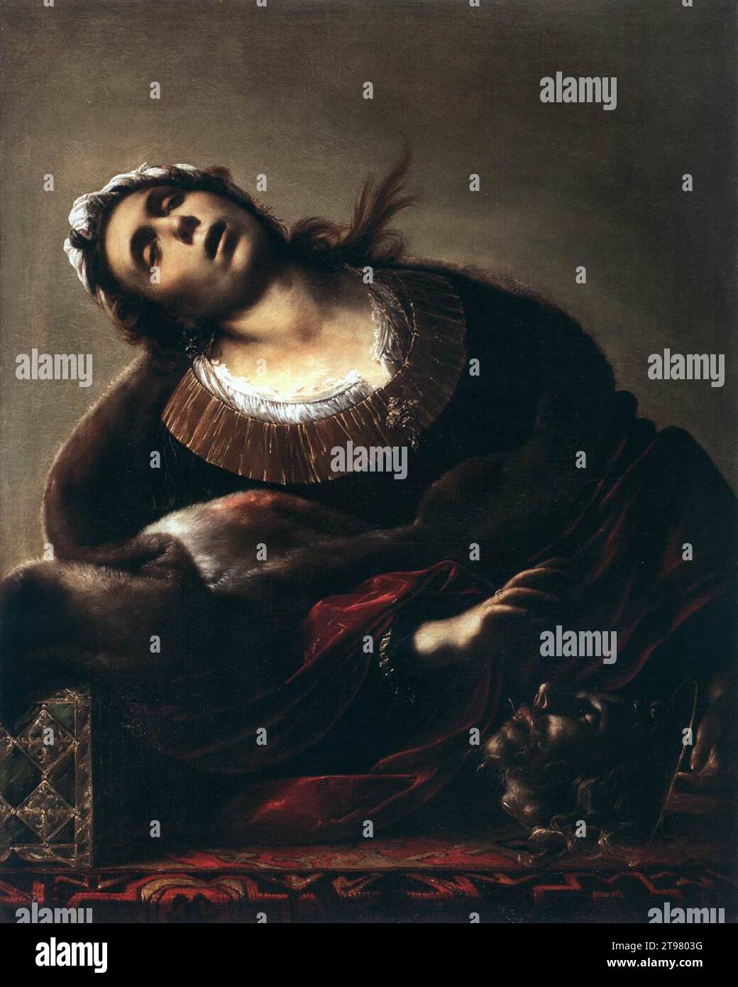 Herodias with the Head of Saint John the Baptist c. 1635 by Francesco ...