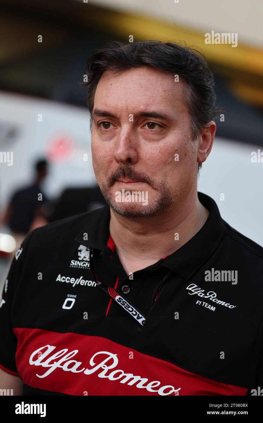 Abu Dhabi, Abu Dhabi. 23rd Nov, 2023. James Key (GBR) Alfa Romeo F1 ...