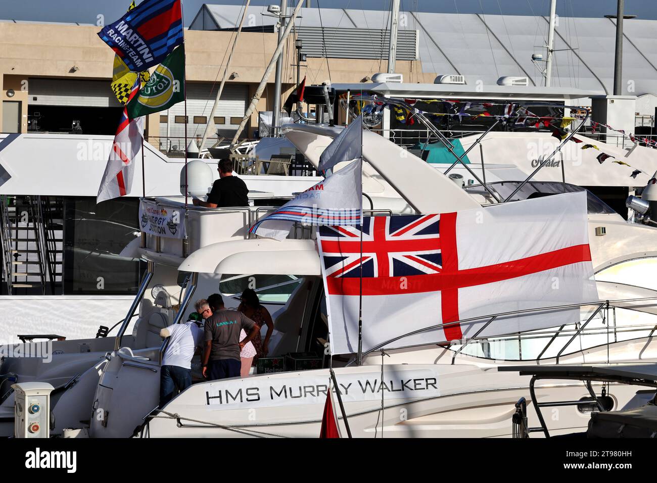Abu Dhabi, Abu Dhabi. 23rd Nov, 2023. Circuit atmosphere - HMS Murray ...