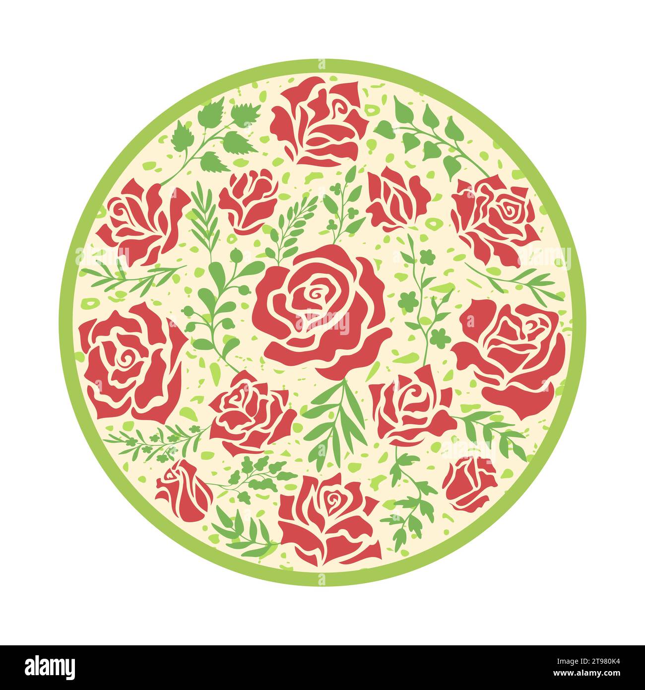 Round shape flowers hi-res stock photography and images - Alamy