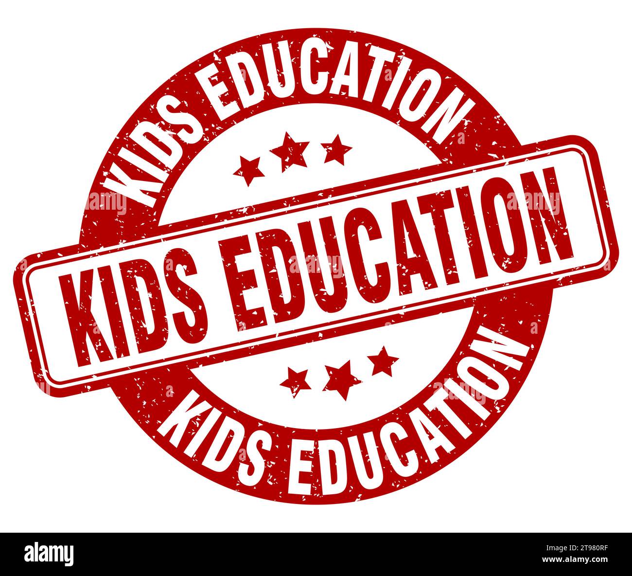 Kids education rubber stamp hi-res stock photography and images - Alamy