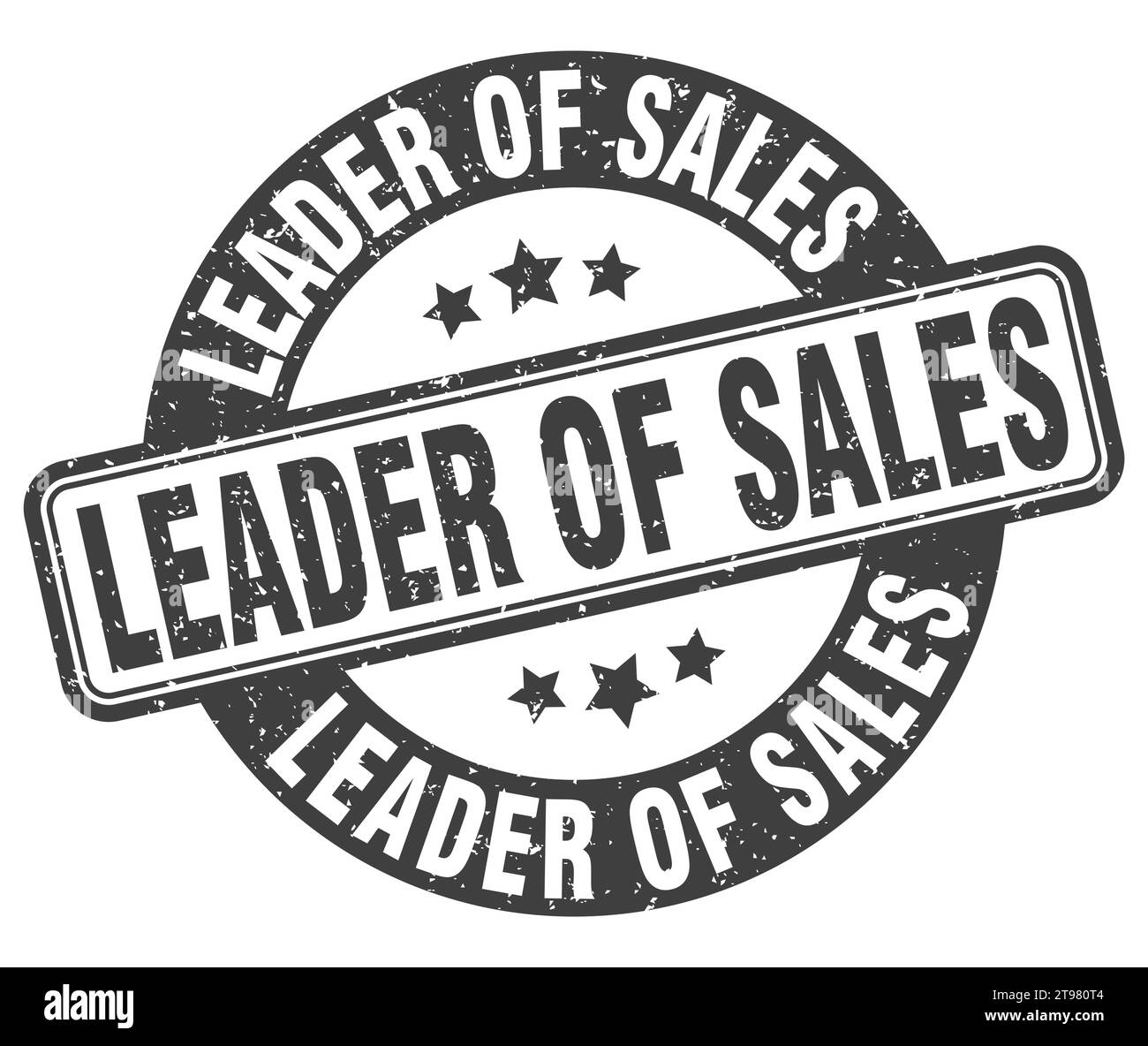 leader of sales stamp. leader of sales sign. round grunge label Stock ...