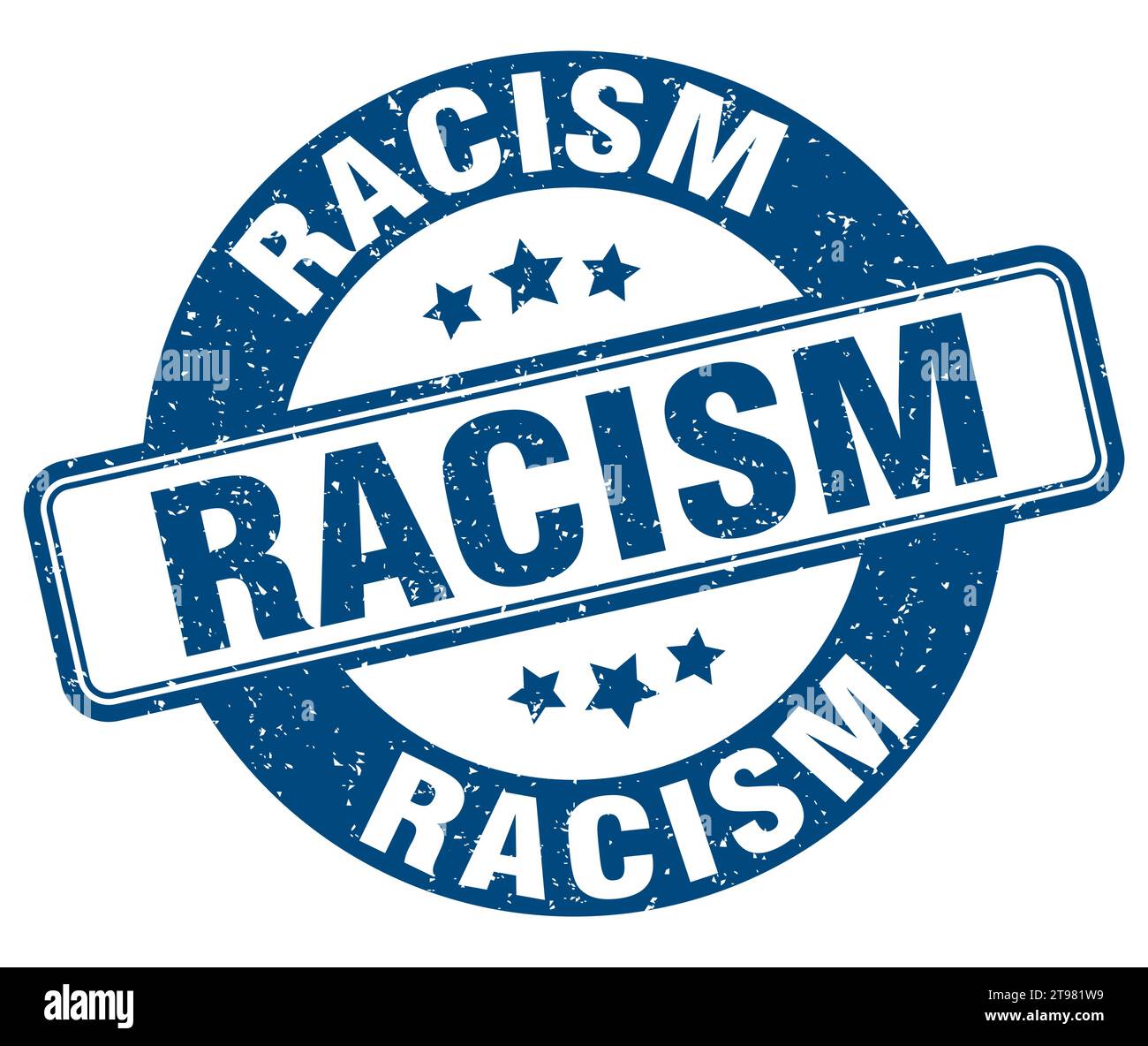 racism stamp. racism sign. round grunge label Stock Vector Image & Art ...