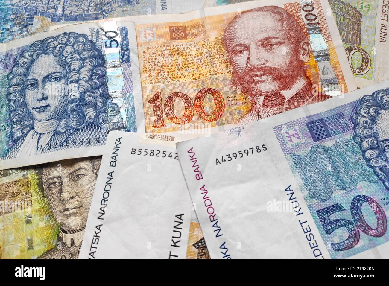 Kuna banknotes hi-res stock photography and images - Alamy
