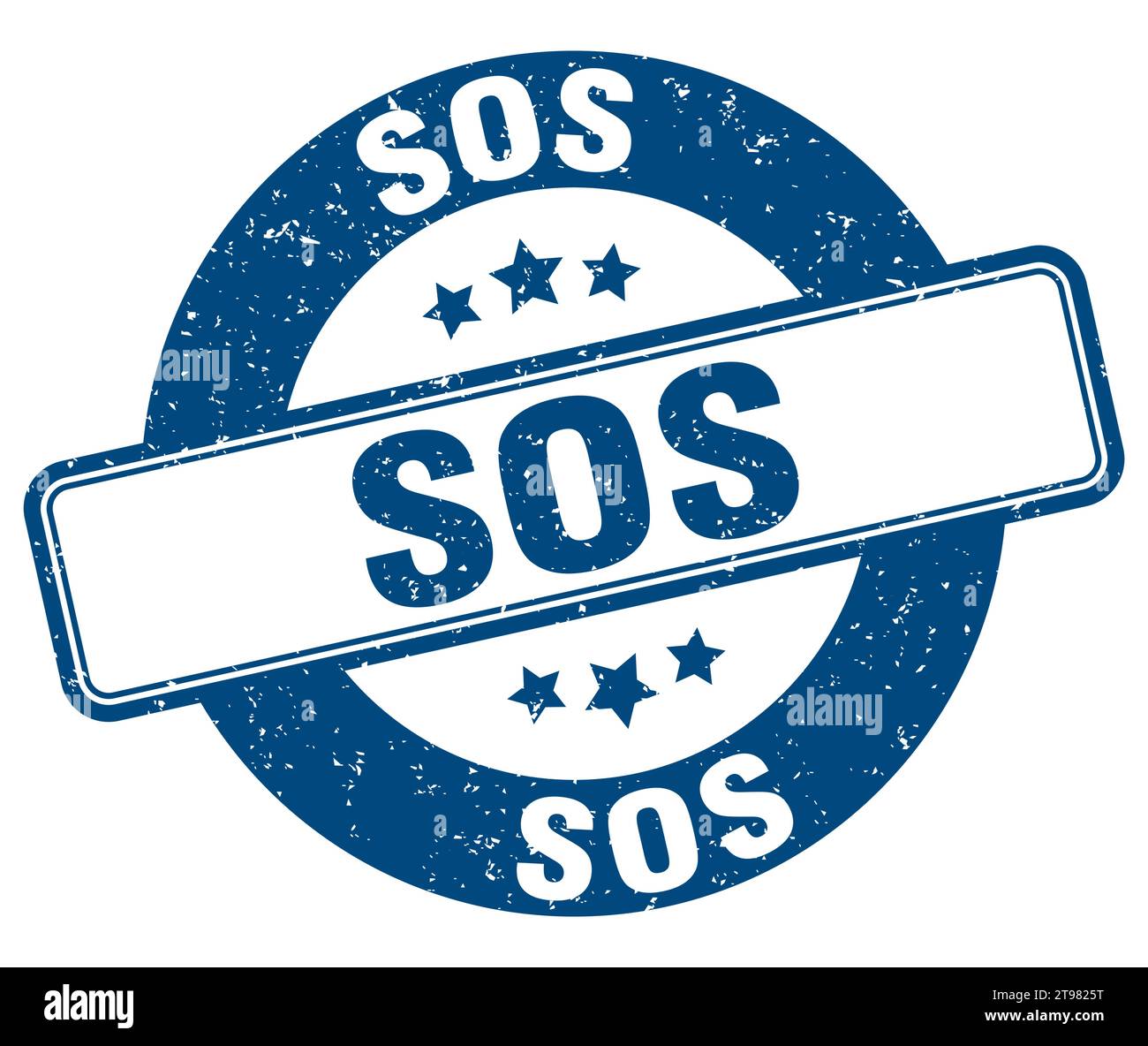 sos stamp. sos sign. round grunge label Stock Vector Image & Art - Alamy