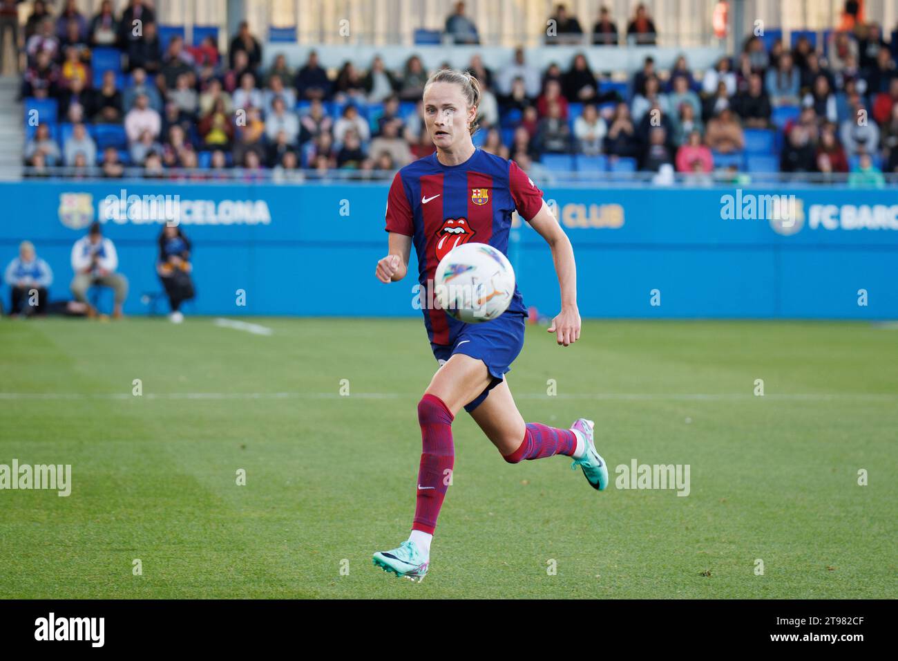 BARCELONA - NOV 5: Caroline Graham Hansen in action during the La Liga ...