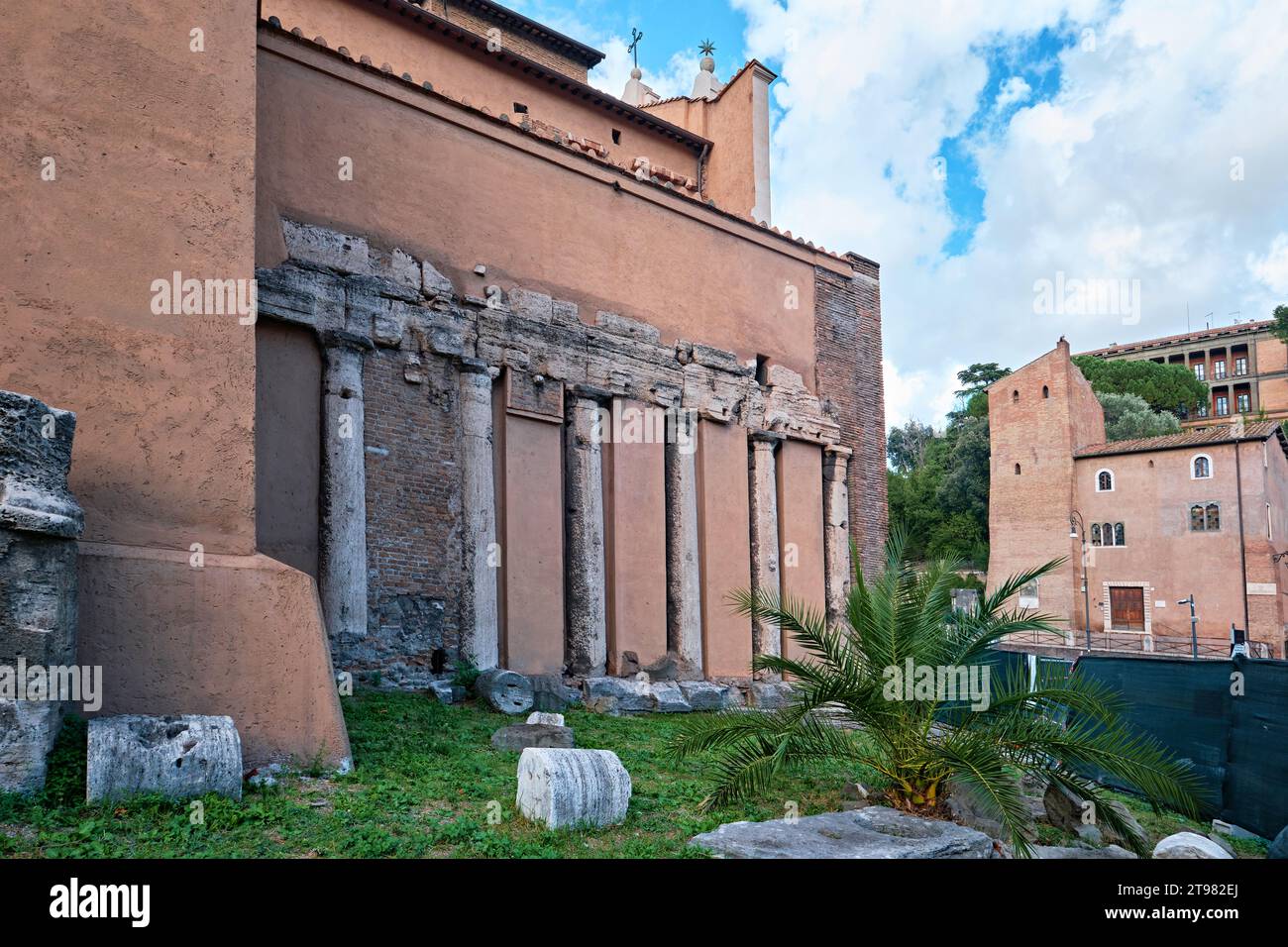 Rome, Italy - November 4 2023: San Nicola in Carcere (St Nicholas in ...