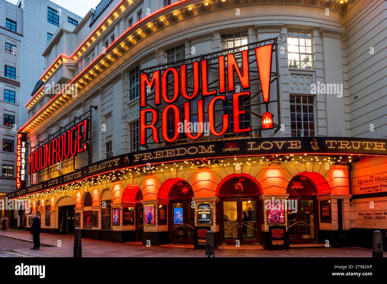 The Exterior of The Piccadilly Theatre, London, UK Stock Photo - Alamy