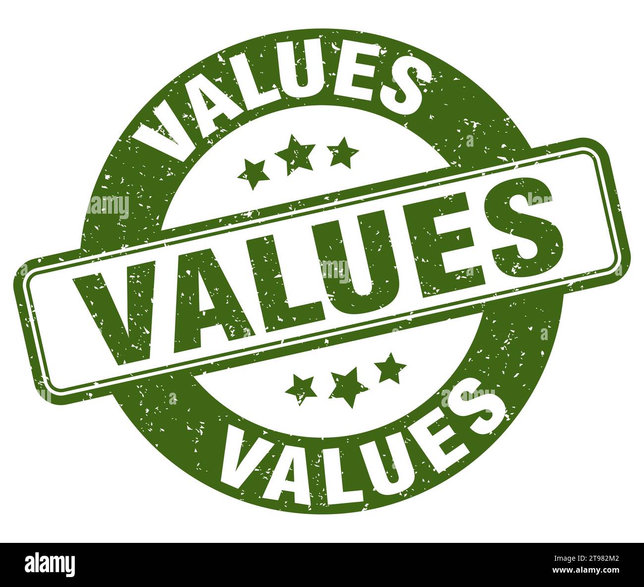 values stamp. values sign. round grunge label Stock Vector Image & Art ...