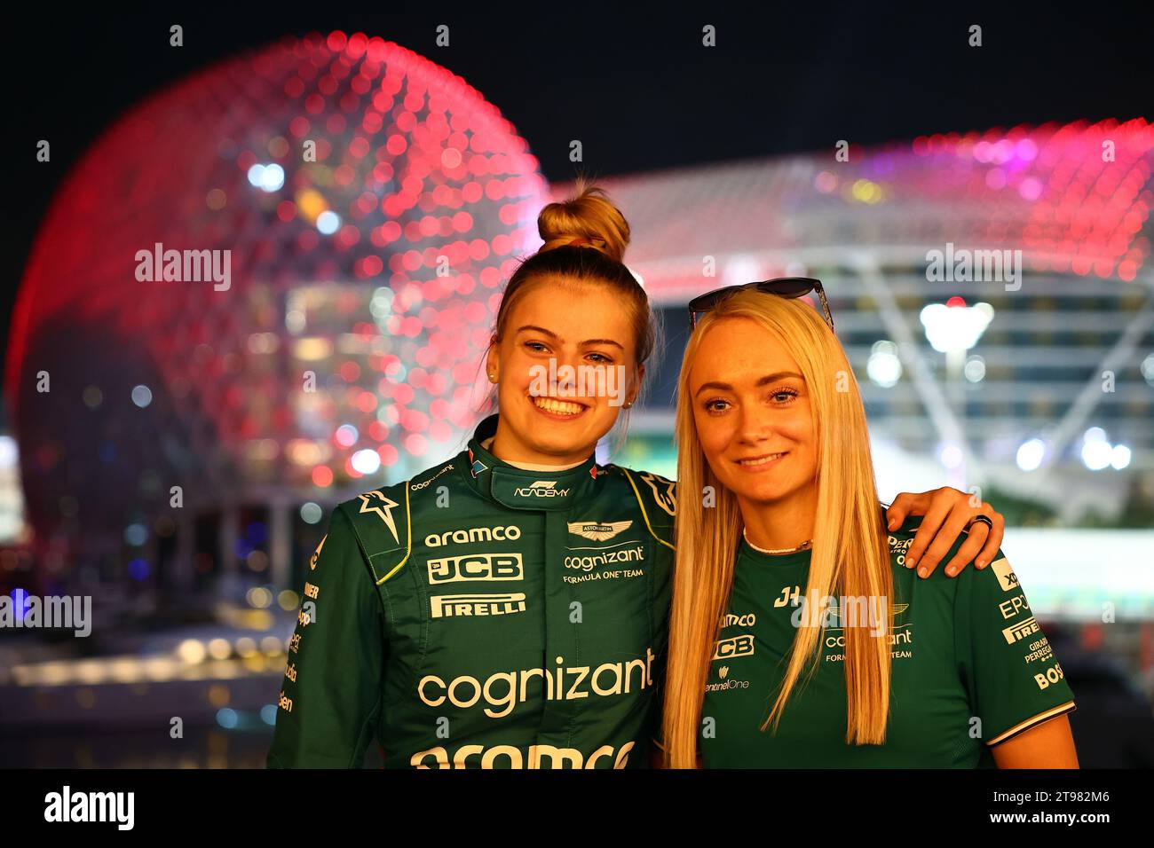 Abu Dhabi, Abu Dhabi. 23rd Nov, 2023. (L to R): Tina Hausmann (SUI ...