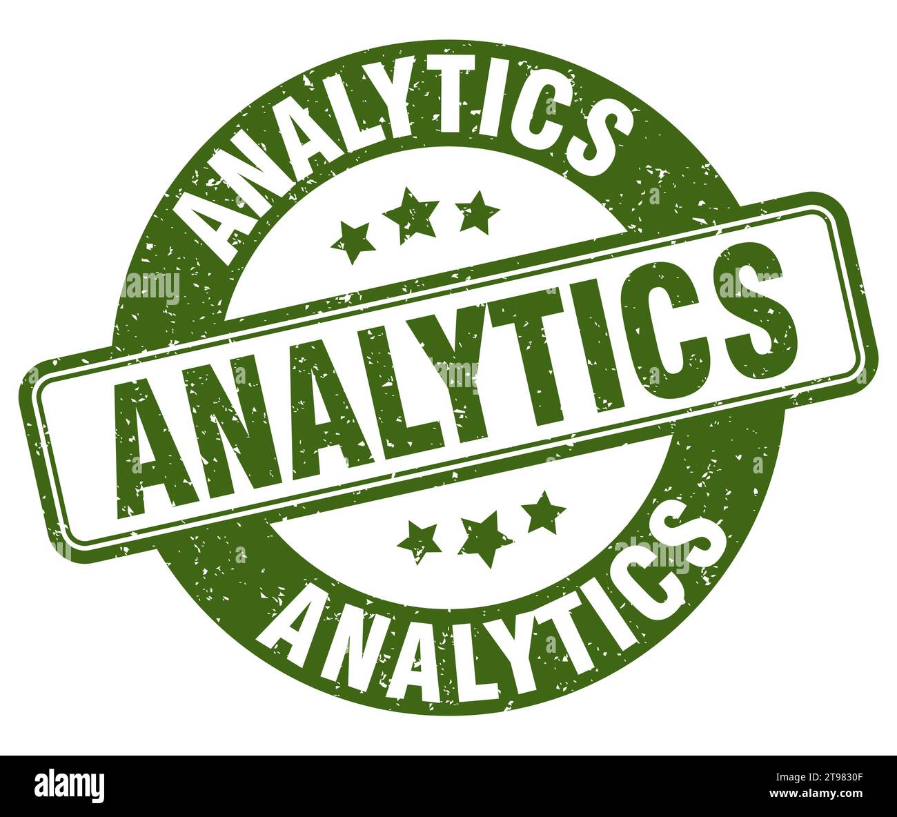 analytics stamp. analytics sign. round grunge label Stock Vector Image ...