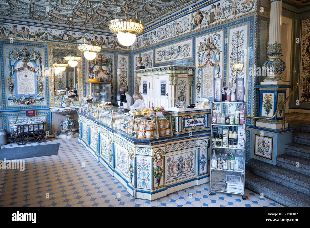 Dresden, Germany. 23rd Nov, 2023. The cheese counter in the listed ...