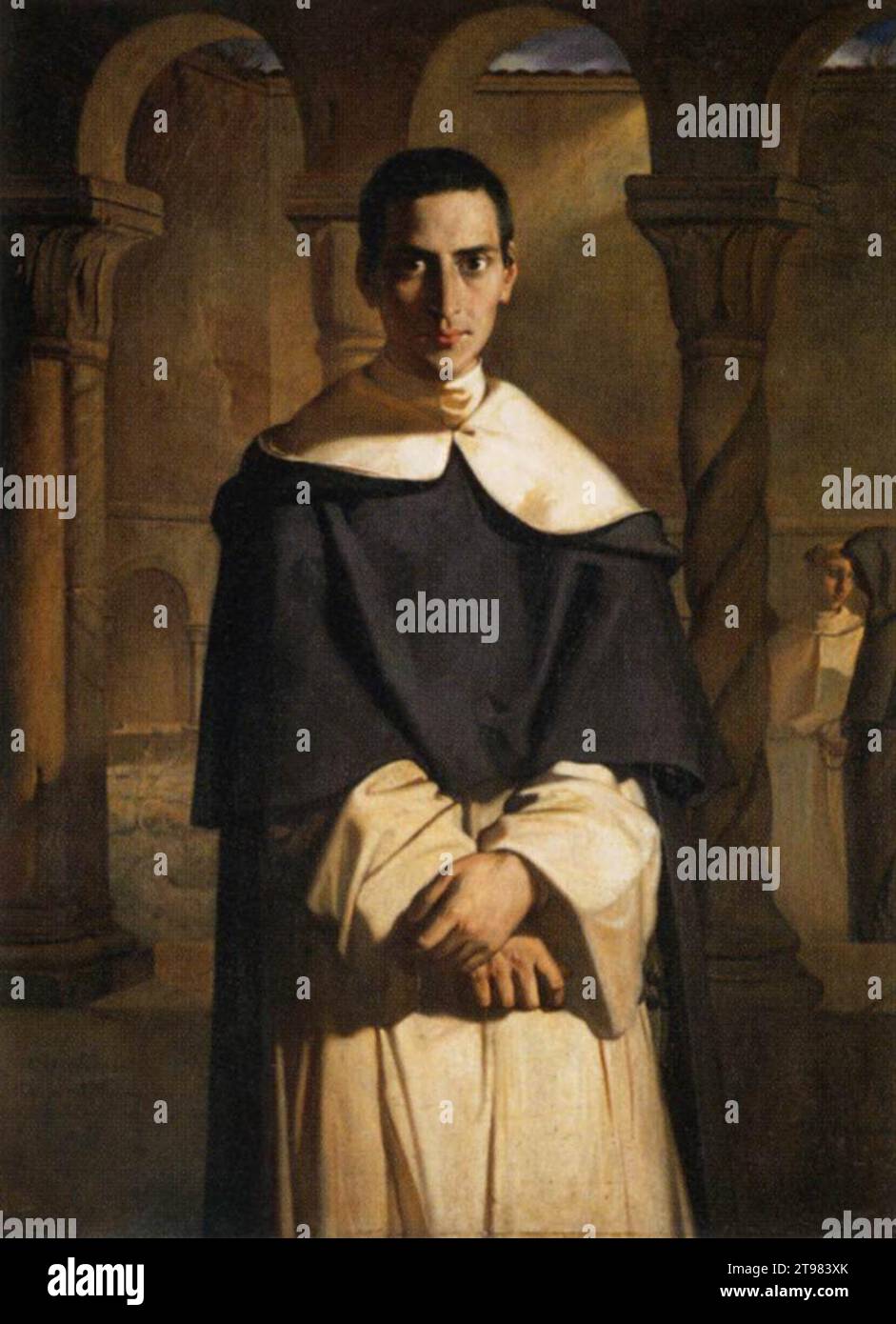 Reverend Father Dominique Lacordaire 1840 by Theodore Chasseriau Stock ...