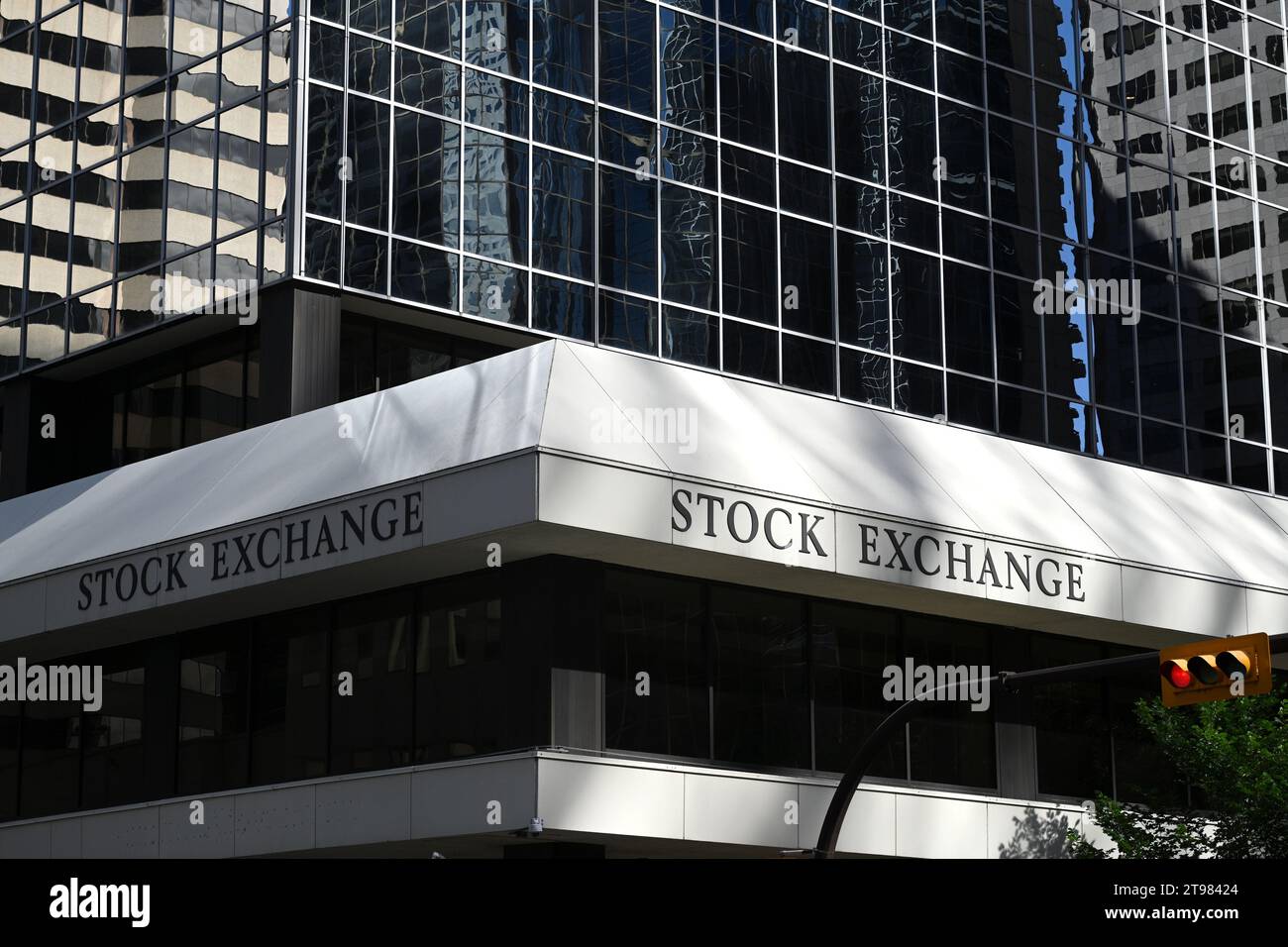 Calgary, AL, Canada - August 10, 2023: STOCK EXCHANGE building in ...