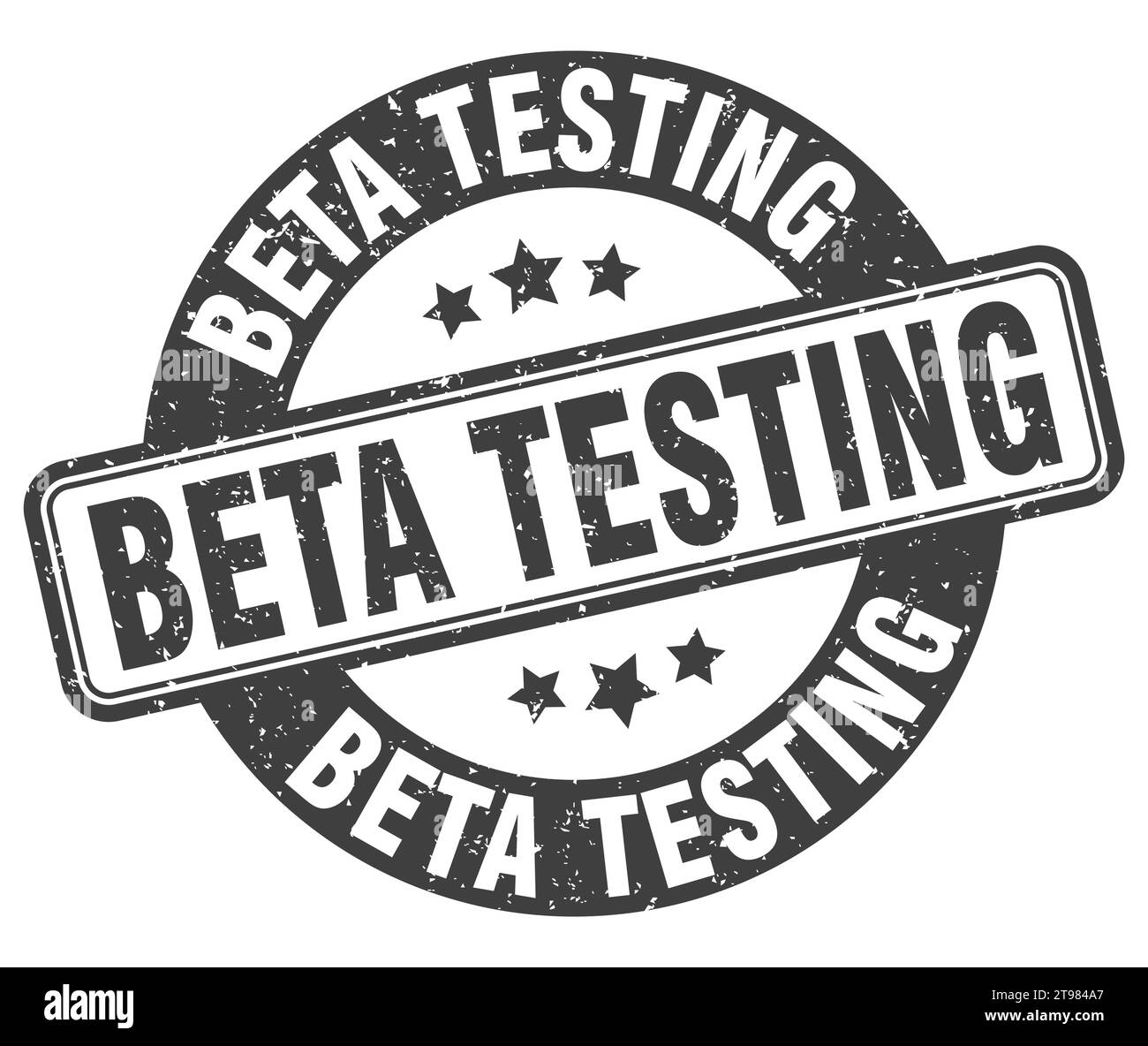 Beta testing stamp hi-res stock photography and images - Alamy