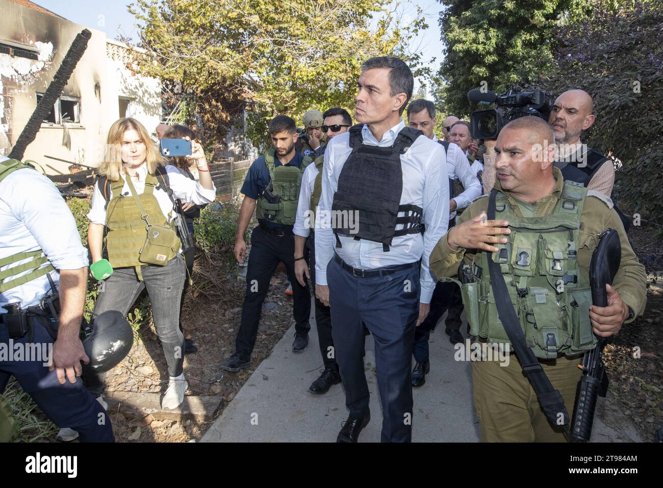 Spain Prime Minister Pedro Sanchez pictured during a visit to the ...
