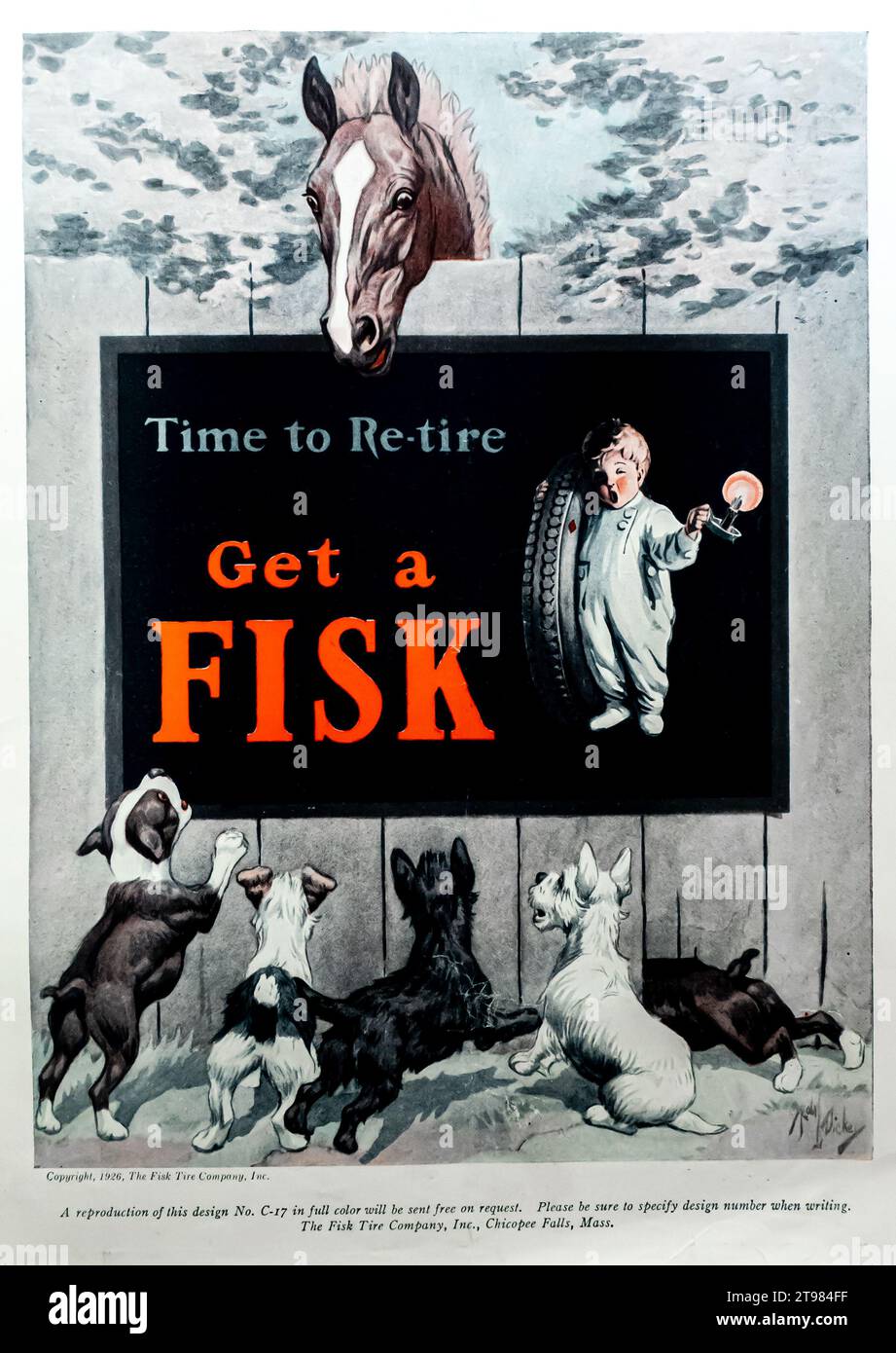 Vintage tire ad hi-res stock photography and images - Alamy