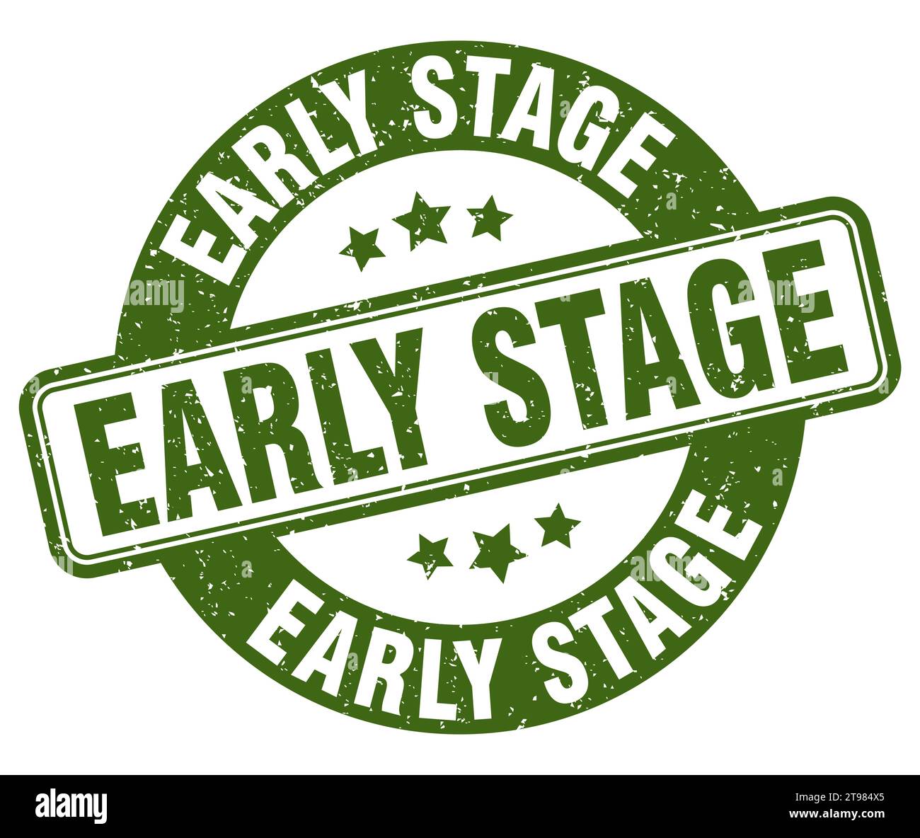 early stage stamp. early stage sign. round grunge label Stock Vector ...