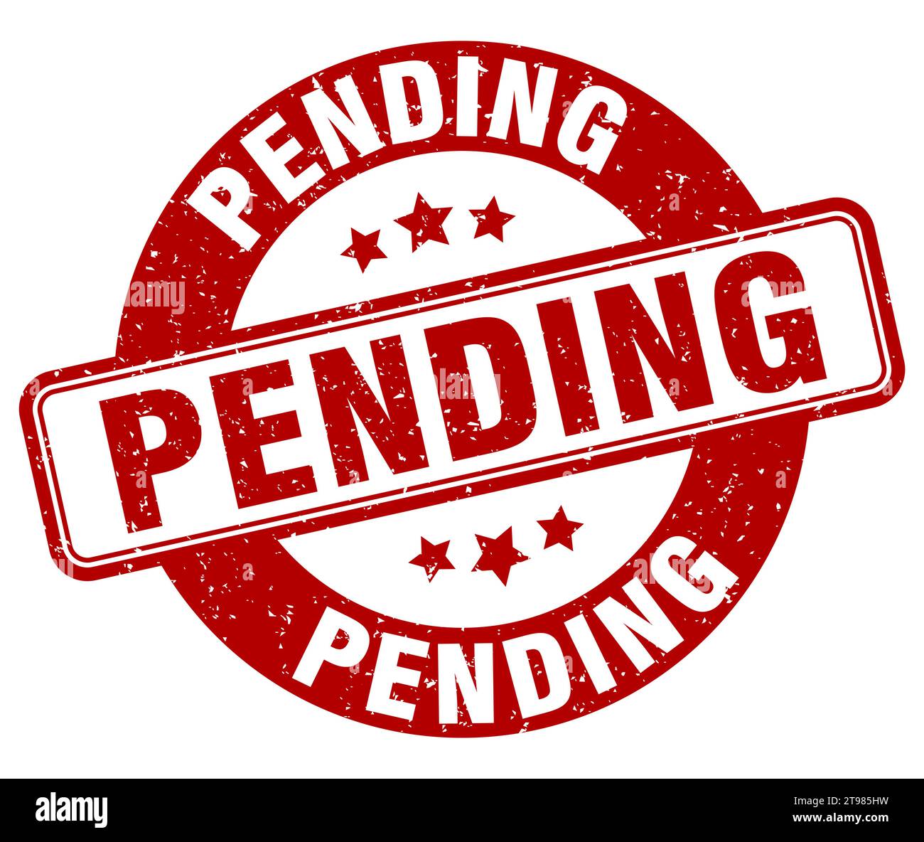 pending stamp. pending sign. round grunge label Stock Vector Image ...