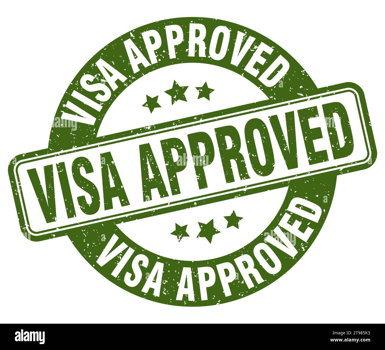 visa approved stamp. visa approved sign. round grunge label Stock ...