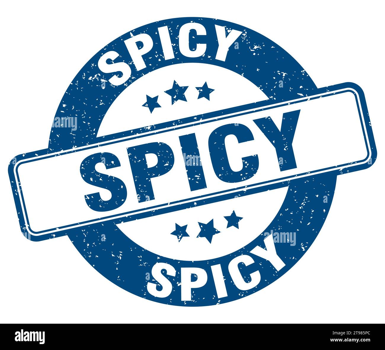 spicy stamp. spicy sign. round grunge label Stock Vector Image & Art ...