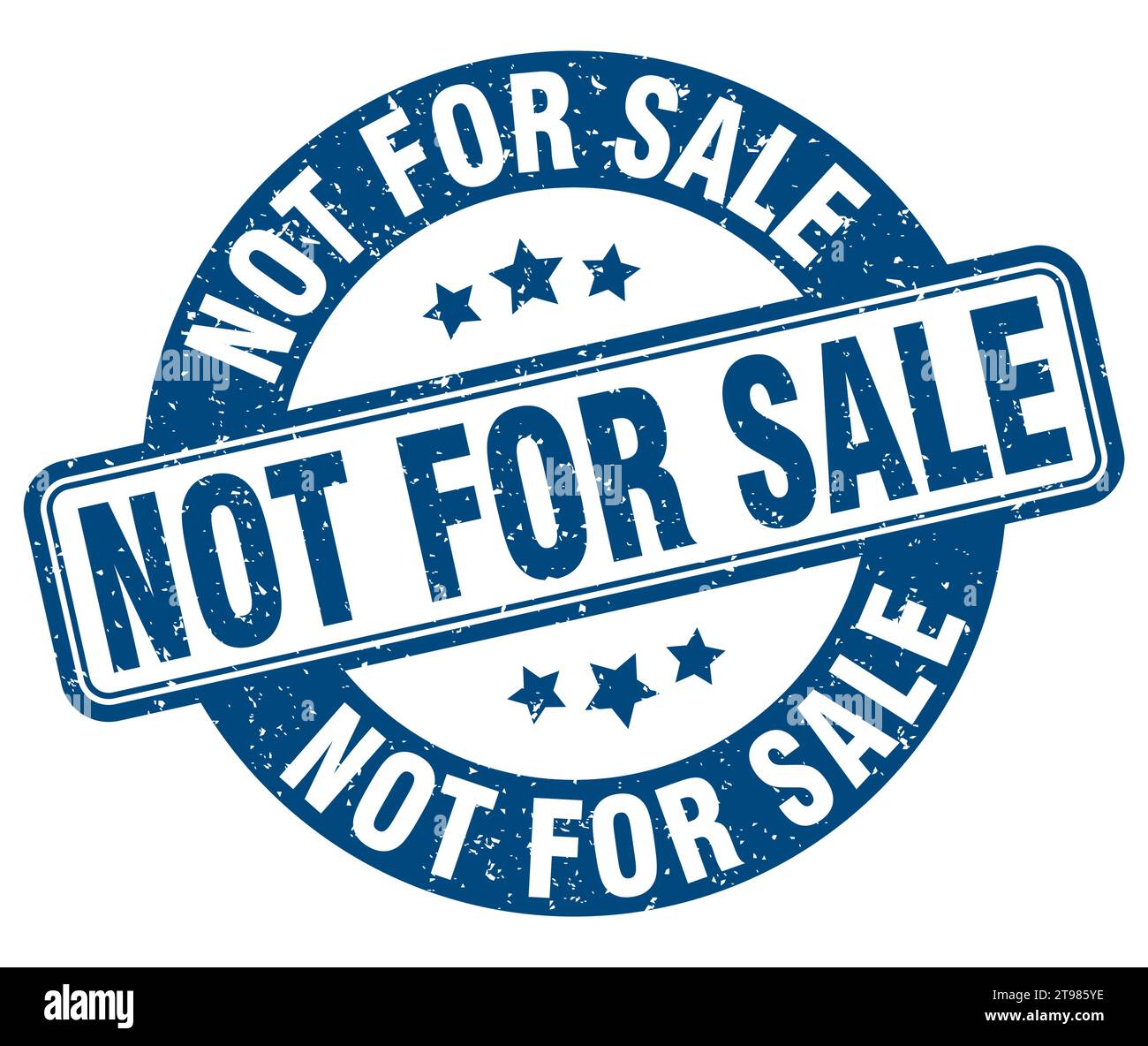not for sale stamp. not for sale sign. round grunge label Stock Vector ...