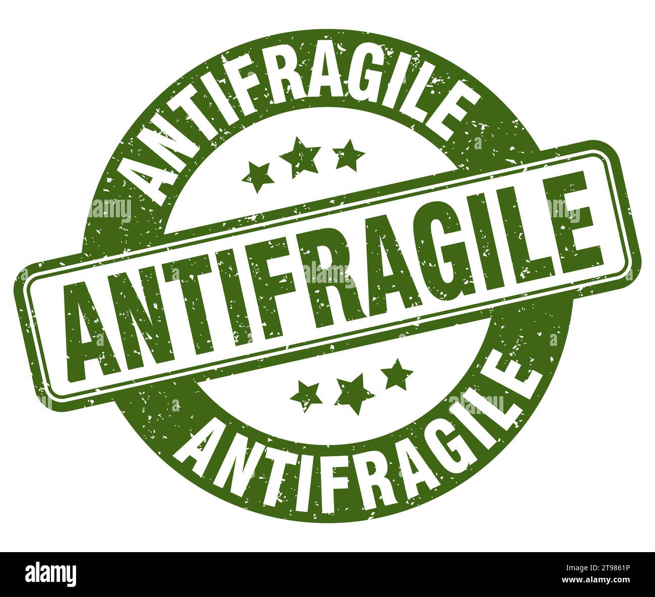 antifragile stamp. antifragile sign. round grunge label Stock Vector ...