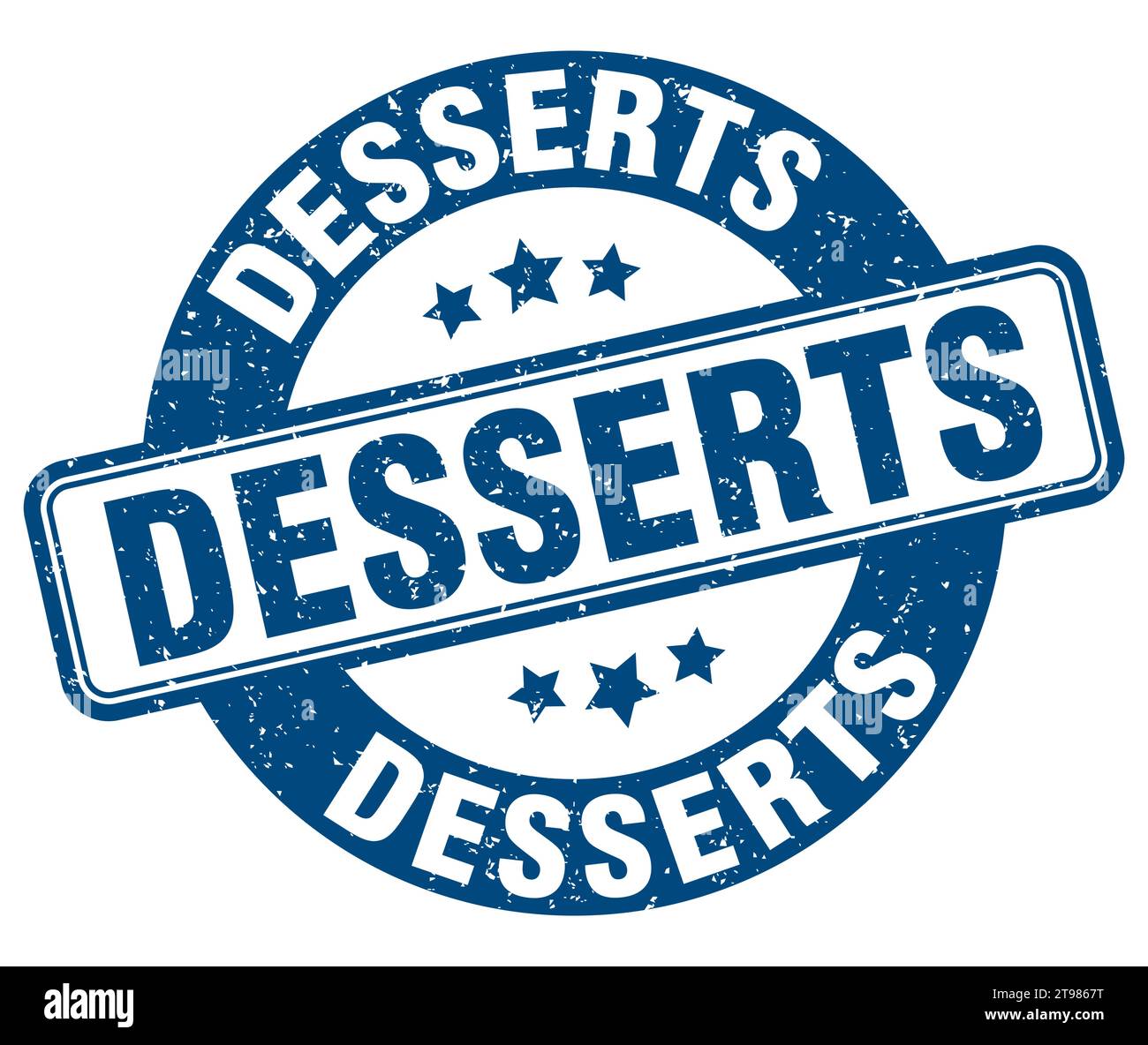 desserts stamp. desserts sign. round grunge label Stock Vector Image ...