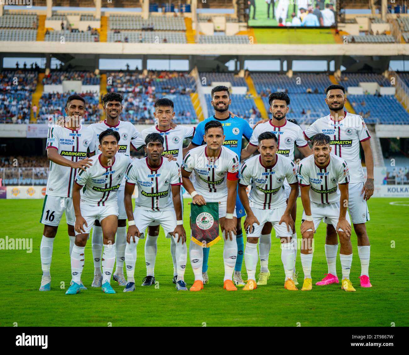 Mohun Bagan Super Giant Team posing for Team Photograph during Durand Cup 2023 Stock Photo - Alamy