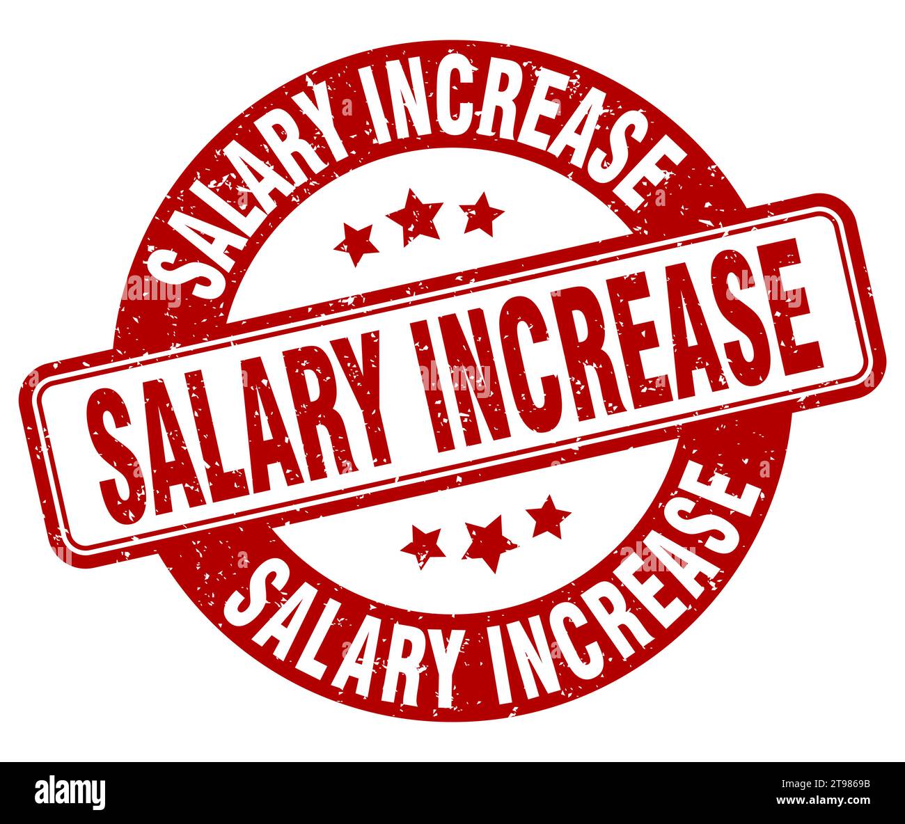 salary increase stamp. salary increase sign. round grunge label Stock ...
