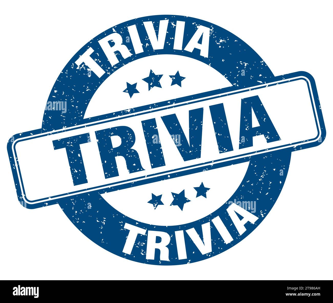 trivia stamp. trivia sign. round grunge label Stock Vector Image & Art ...