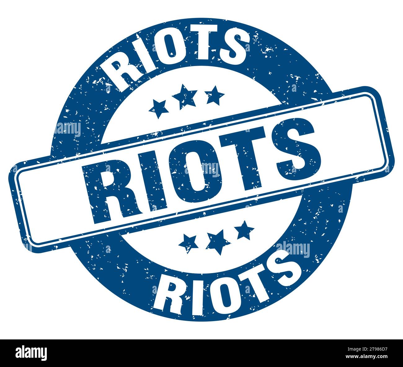 riots stamp. riots sign. round grunge label Stock Vector Image & Art ...
