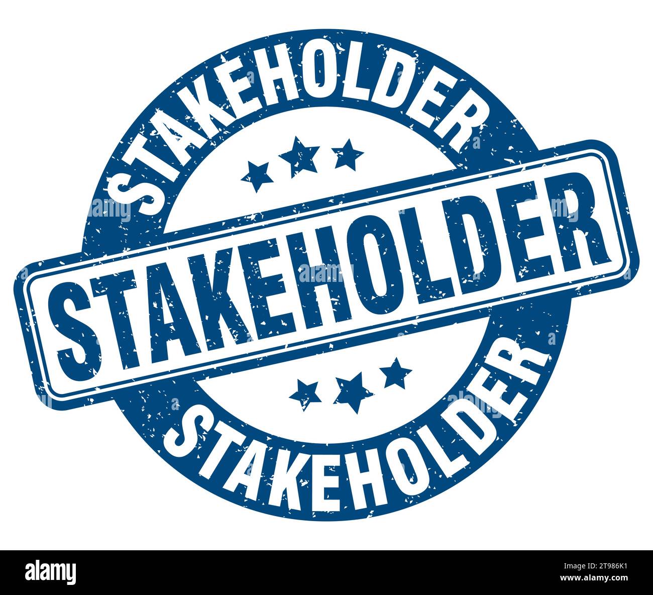 stakeholder stamp. stakeholder sign. round grunge label Stock Vector ...