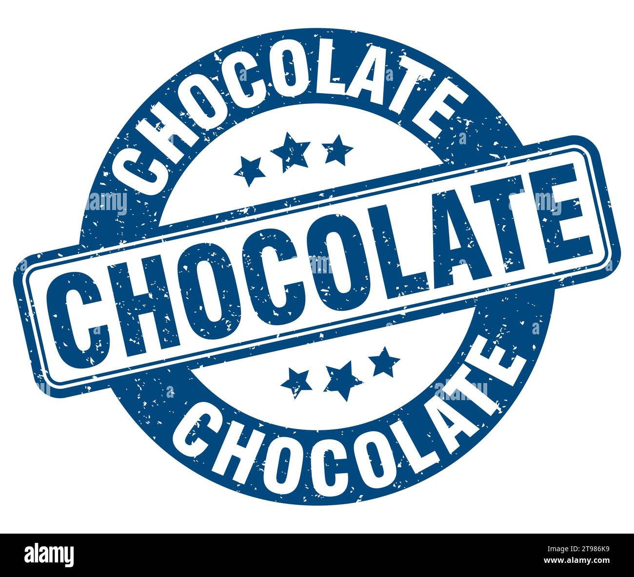 chocolate stamp. chocolate sign. round grunge label Stock Vector Image ...