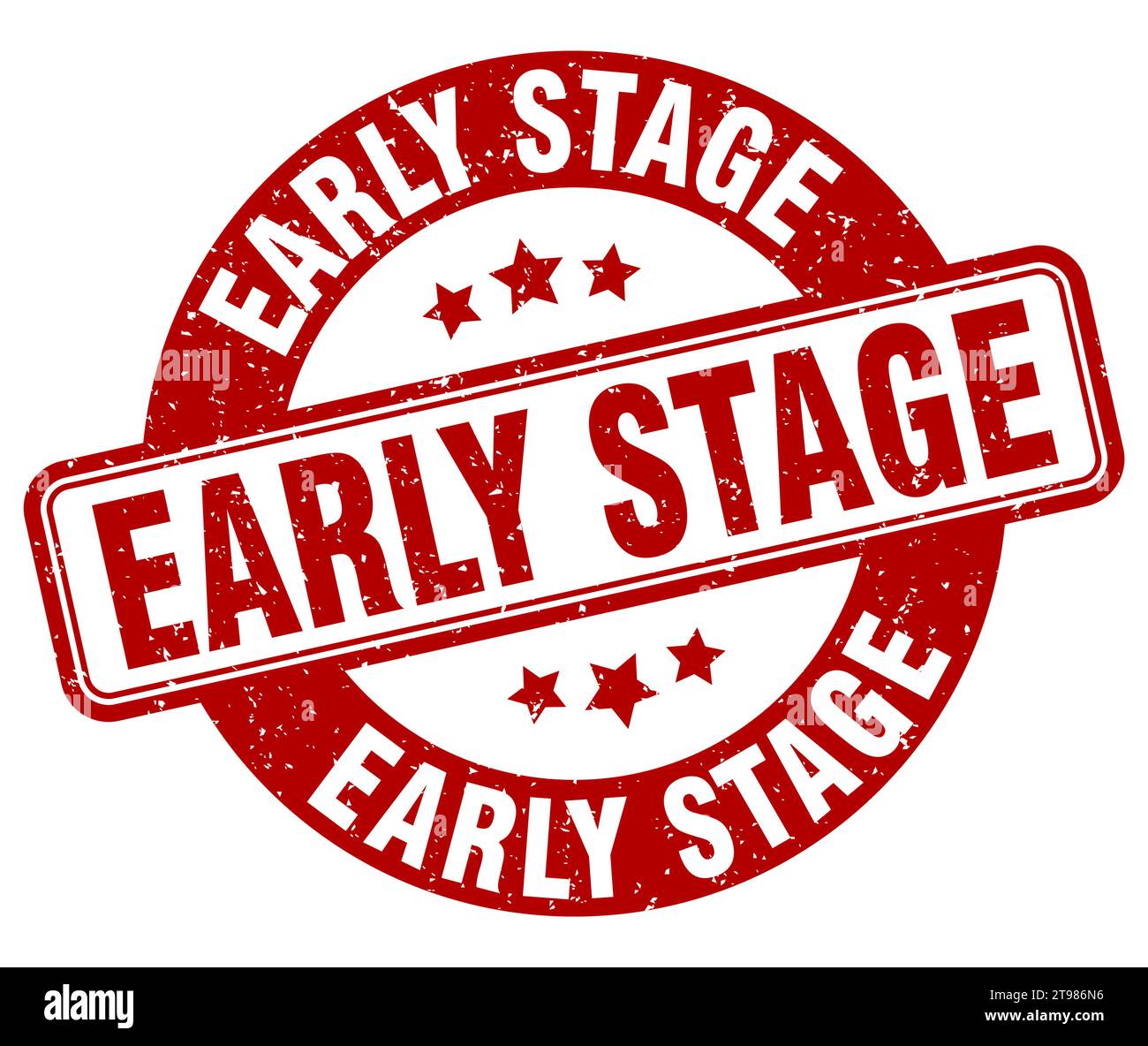 early stage stamp. early stage sign. round grunge label Stock Vector ...