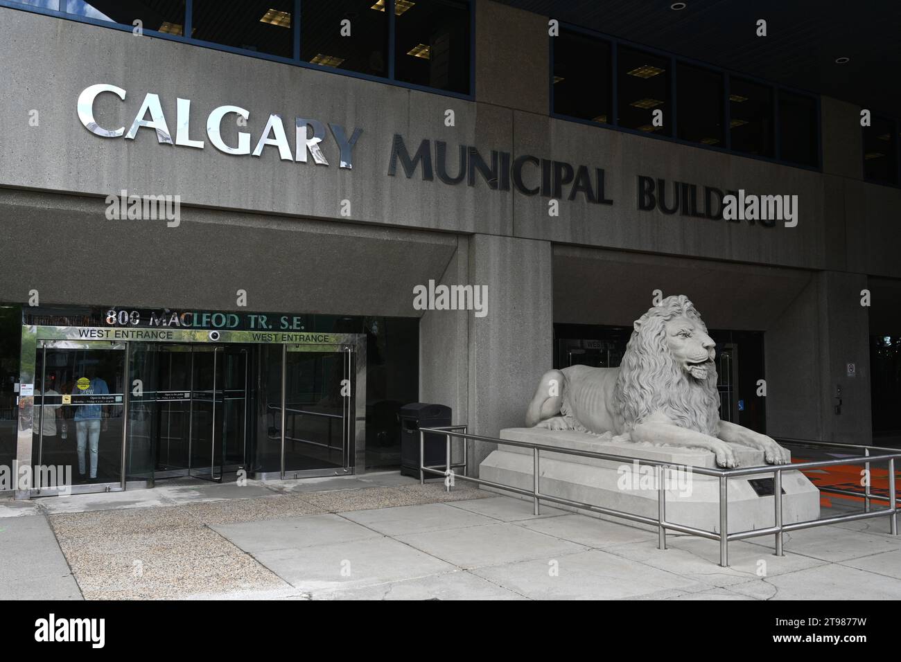 Calgary, AL, Canada - August 10, 2023: Calgary Municipal Building Stock ...