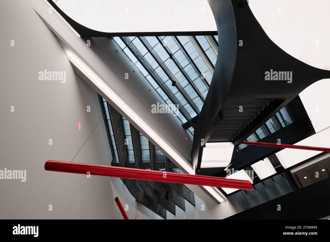 Rome, Italy - October 29 2023: Interior of MAXXI national museum of 21st-century contemporary ...