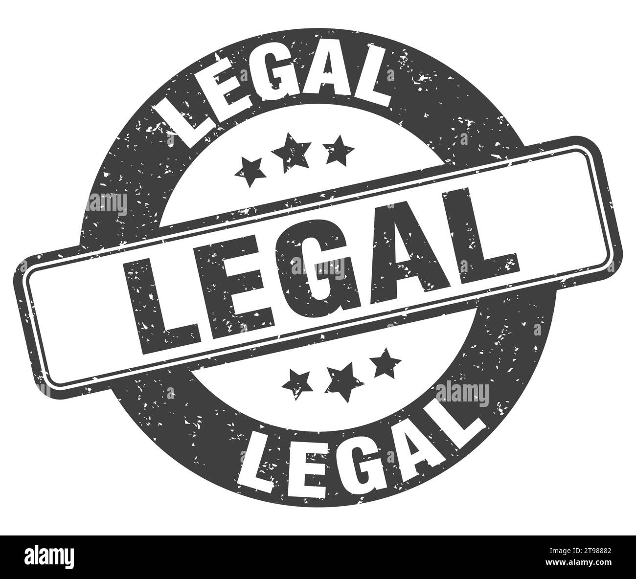 legal stamp. legal sign. round grunge label Stock Vector Image & Art ...