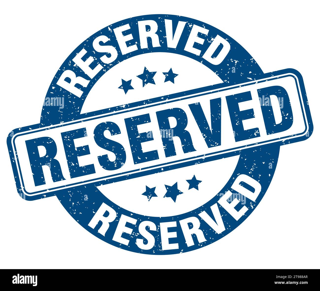 reserved stamp. reserved sign. round grunge label Stock Vector Image ...