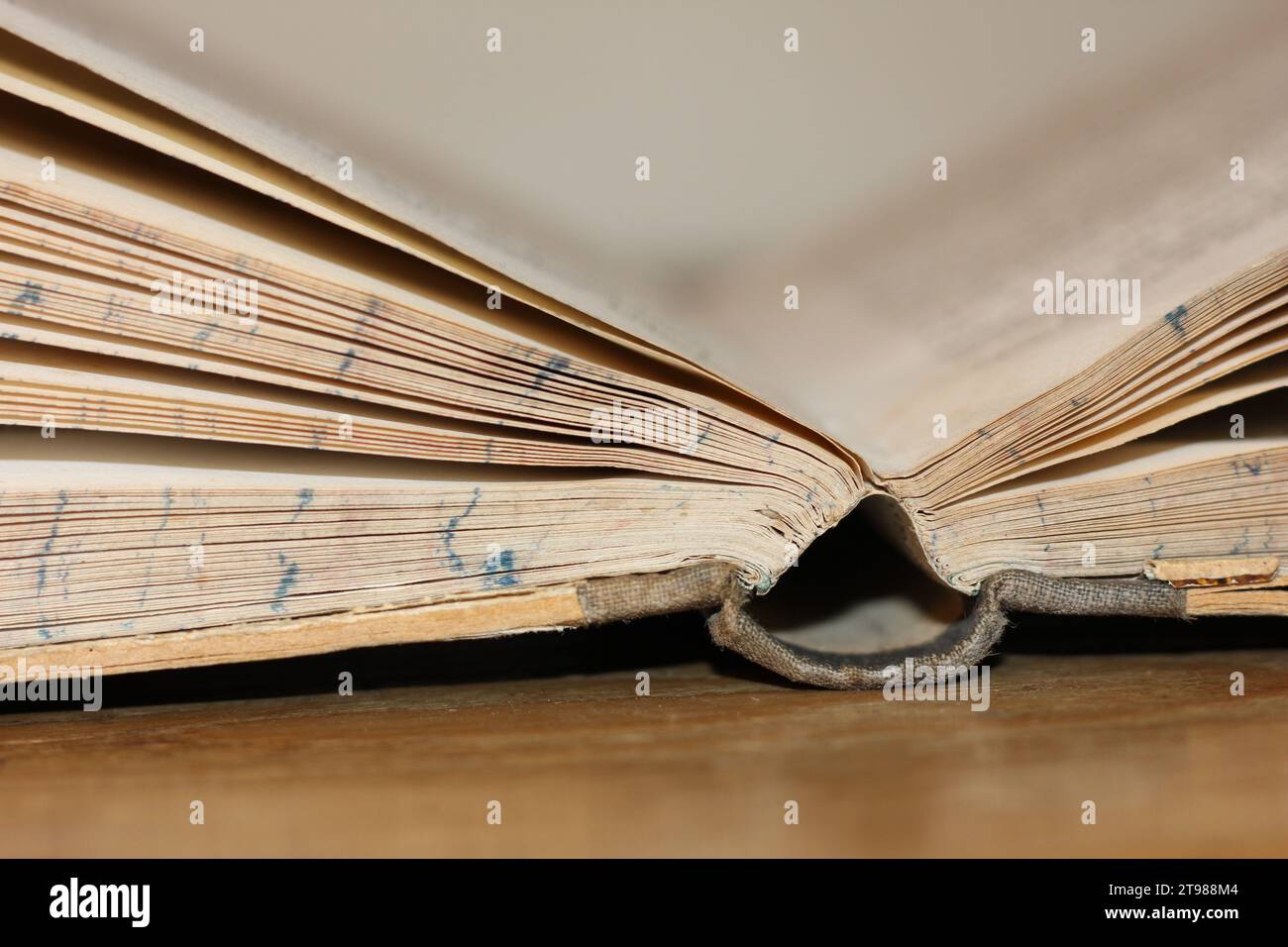 Old Book Details Stock Photo - Alamy