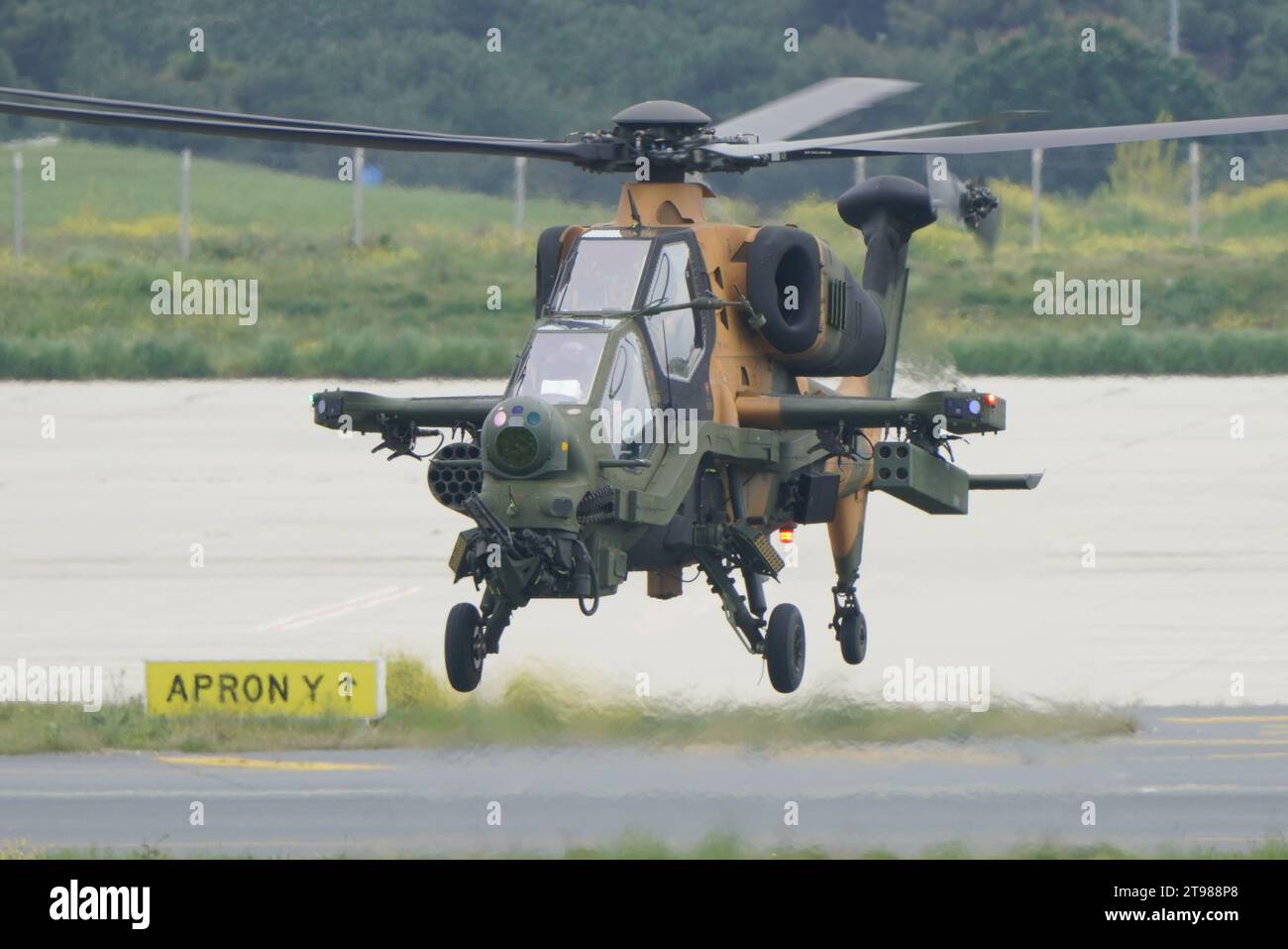 ISTANBUL, TURKIYE - APRIL 29, 2023: Turkish Army TAI T-129A ATAK ...