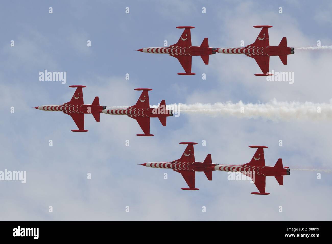 ISTANBUL, TURKIYE - APRIL 29, 2023: Turkish Stars, Turkish Air Force ...
