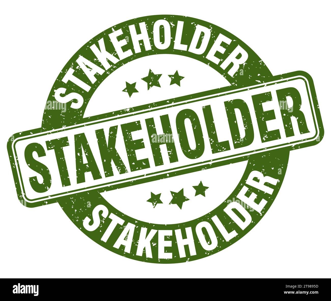 stakeholder stamp. stakeholder sign. round grunge label Stock Vector ...
