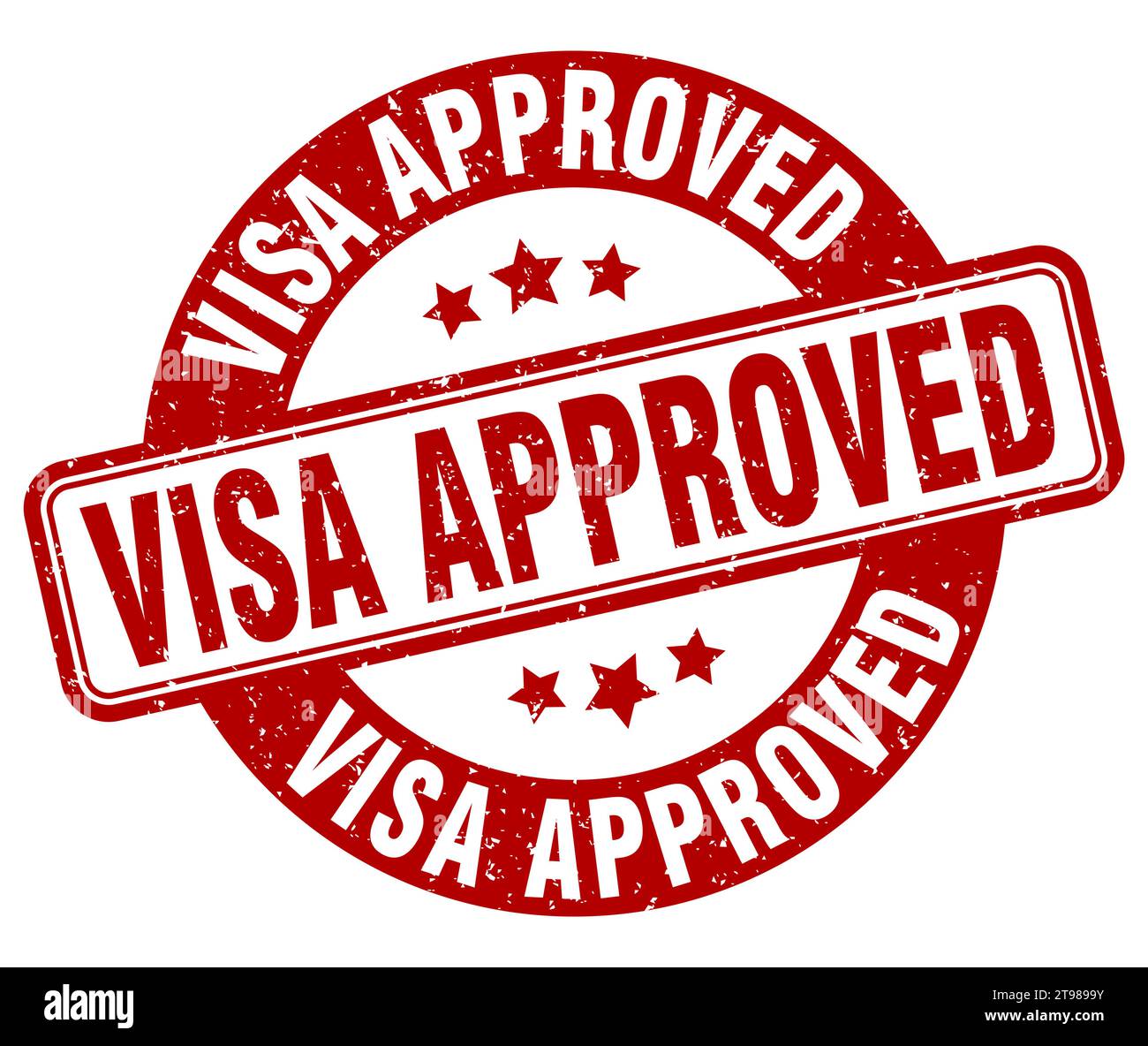 visa approved stamp. visa approved sign. round grunge label Stock ...