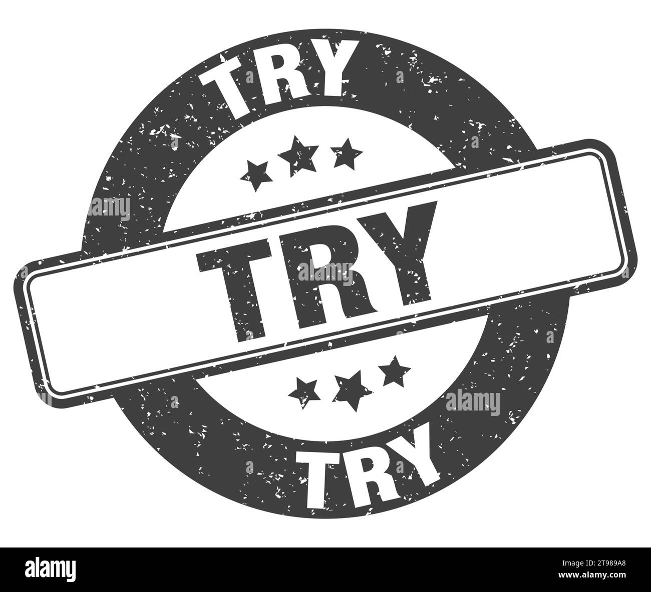 Try circle Black and White Stock Photos & Images - Alamy