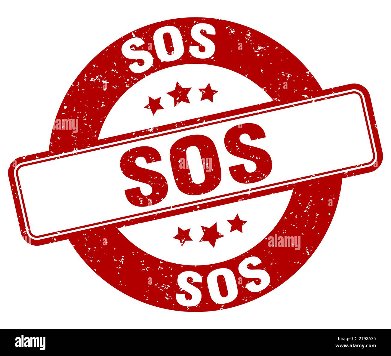 sos stamp. sos sign. round grunge label Stock Vector Image & Art - Alamy